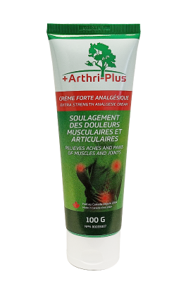 Crème analgésique forte - 100% naturel - Fait au Québec